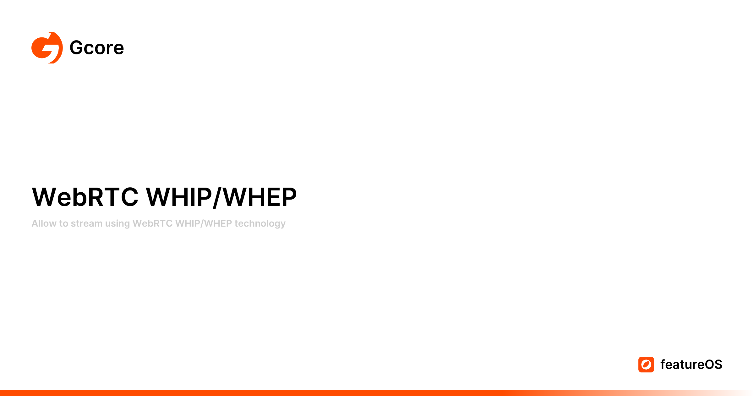 WebRTC WHIP/WHEP | Gcore WebRTC WHIP/WHEP | Gcore