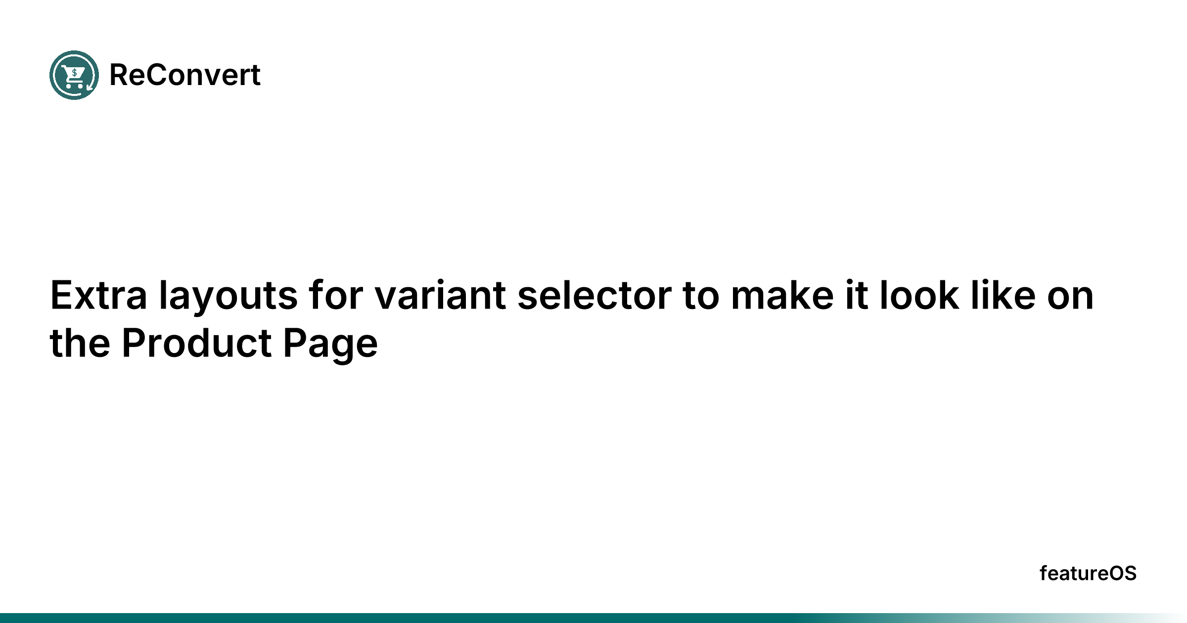 Extra layouts for variant selector to make it look like on the Product ...